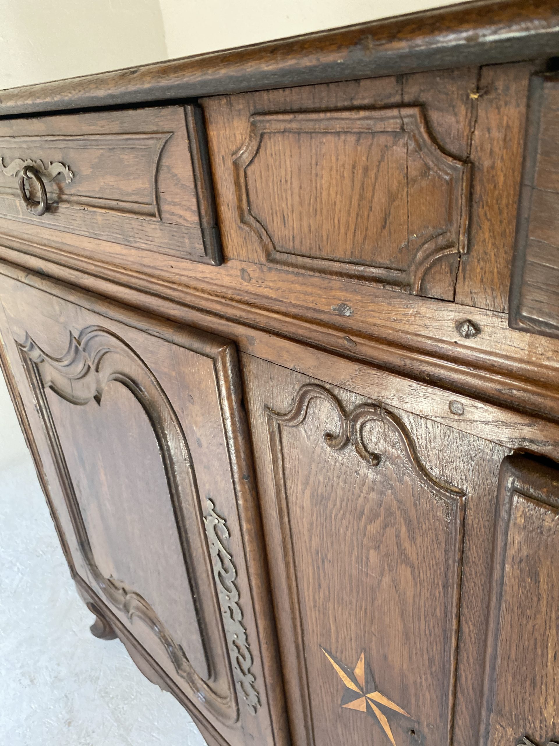 Buffet Louis XV Lorrain 18e chêne - Cailteux Stéphane Antiquités